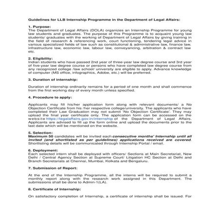 guidelines_NOC.pdf guidelines for internship | PDF