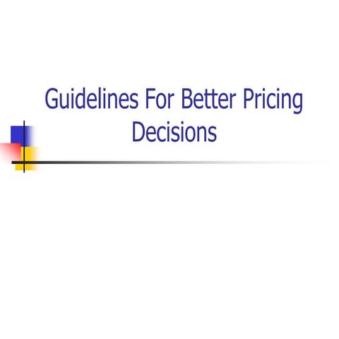 Ten Common Pricing Traps | PDF