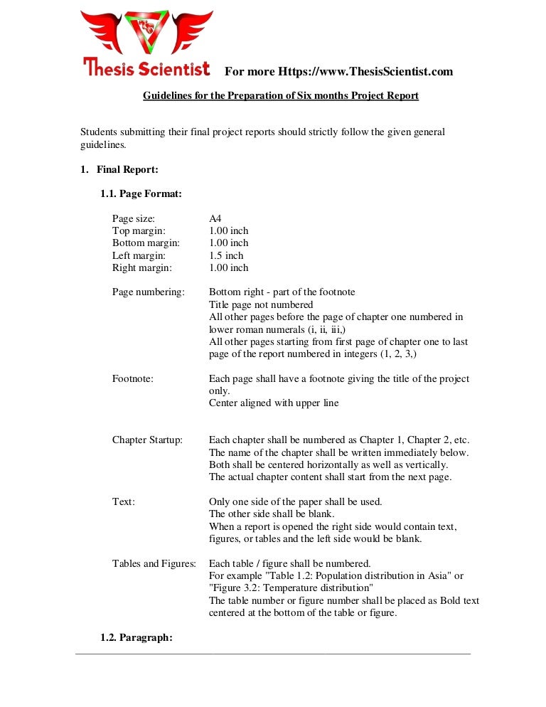Project Report Format Computer Science project-report-format-computer-science