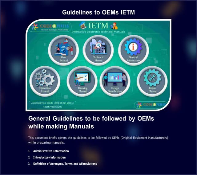 Technical Documentation standards Vs IETM Standard.pdf