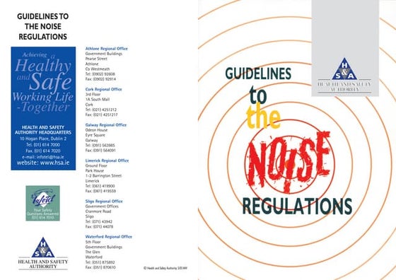 Guide to noise regulations | PDF
