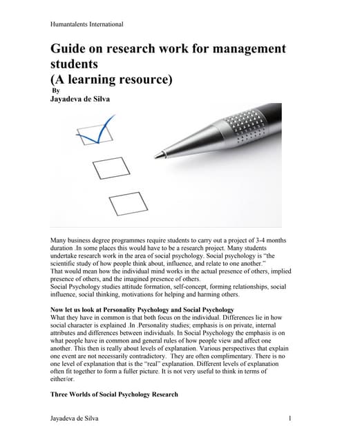 What research is and what it isn’t | PPTX