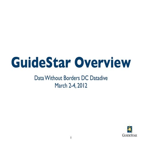 DC Data Dive - Guidestar | PPT