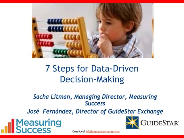 data driven decision making | PPTX