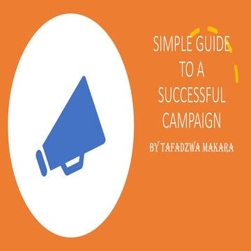 Guide to a simple campaign | PDF