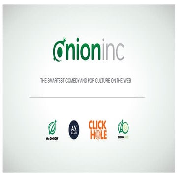 The Onion's Foolproof Guide to Branded Content | PDF