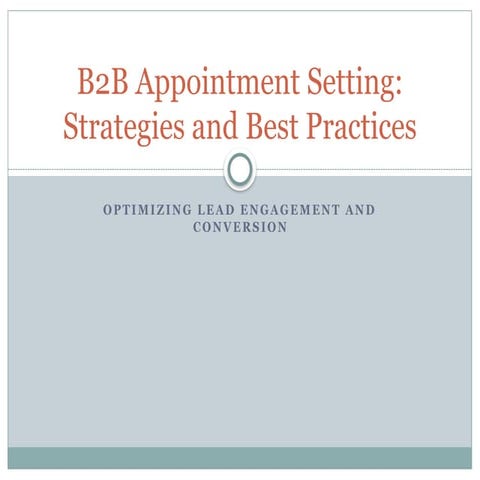 Guide to Build Appointment Setting Process in 2024.pptx