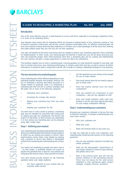 10 steps for Marketing Plan | PPT