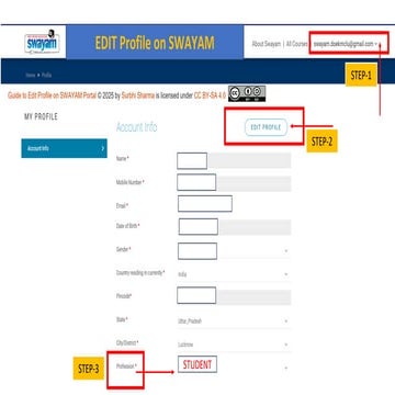 Guide to Edit Profile on SWAYAM Portal.pdf