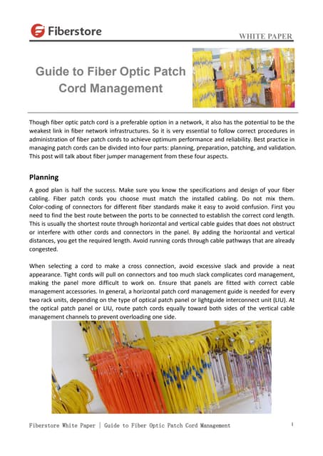 Cable Management Training powerpoint .pptx