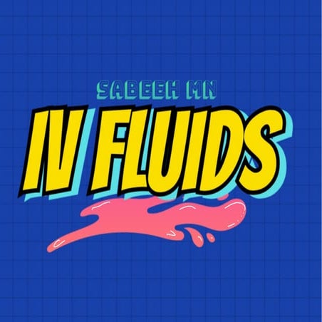 IV FLUIDS -Easy | PDF