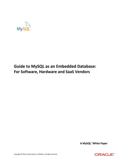 Guide To Mysql Embedded Pdf 4432