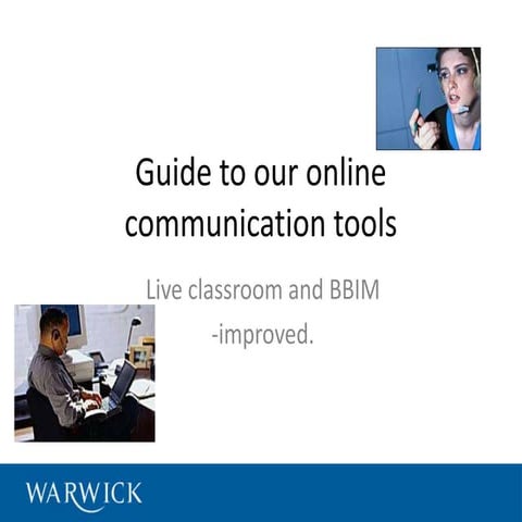 Guide to our online communication tools | PPT