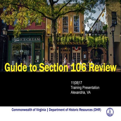Guide to section 106 review | PPTX