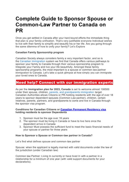 Guide to Canada Spouse Visa.pdf | Honeymoons and Getaways | Travel Type