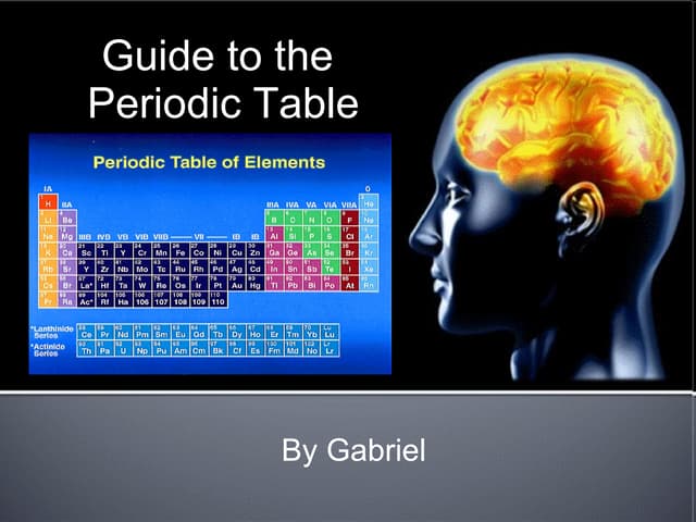 The Periodic Table | PPT