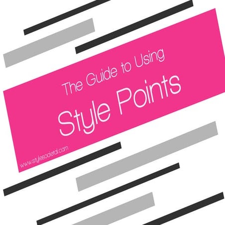 Guide to using Style Points | PPT
