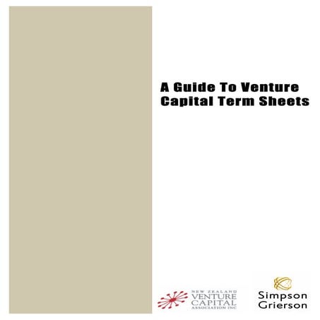 Guide to venture_capital_term_sheets_august_06 (1) | PDF