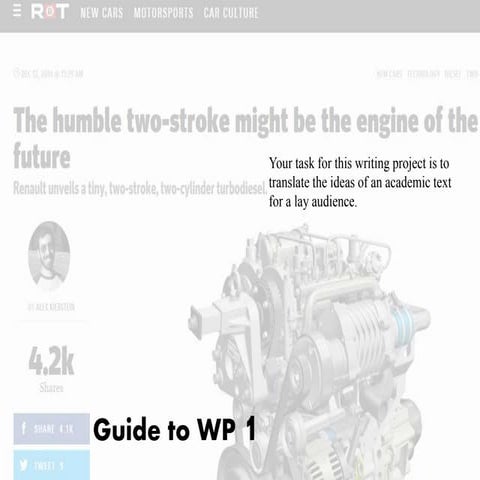 Guide to wp1 c2 | PPT