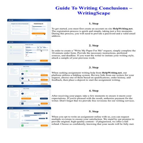 Guide To Writing Conclusions WritingScape | PDF