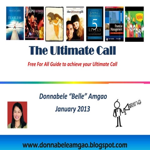 Guide to your ultimate call | PPT