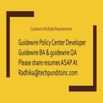 Guidewire | PPTX