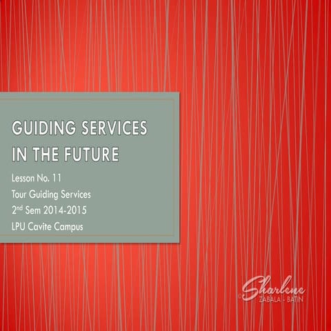 Guiding Services in the Future | PDF | Travel