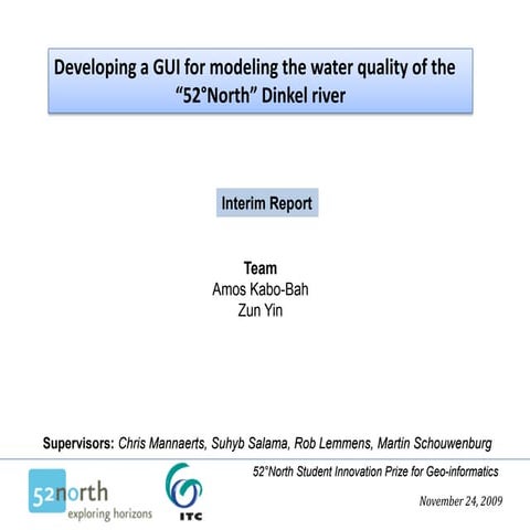 Gui for water modeling quality | PDF