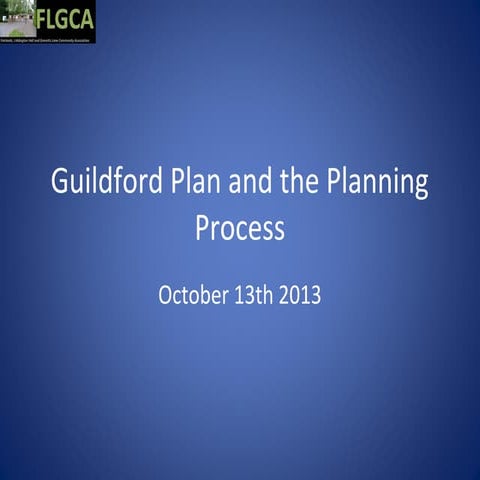 Guildford local plan | PPT