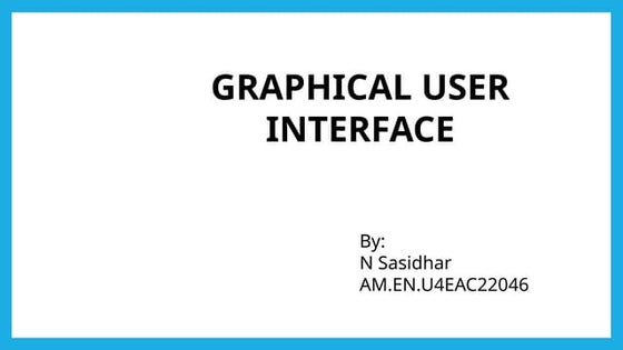 User Interface-Advantages and Disadvantages of each type of user ...