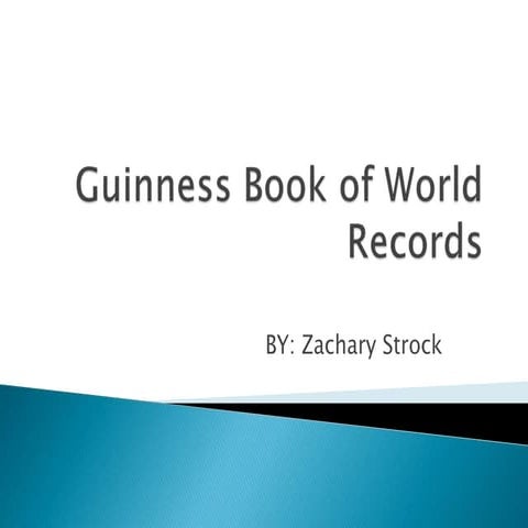Guinness book of world records | PPT