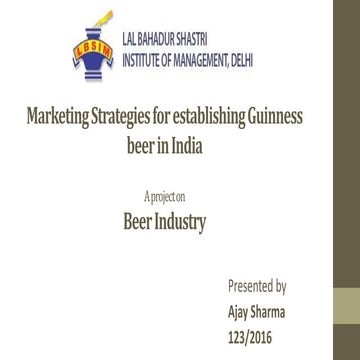 Guinness marketing strategy | PPTX