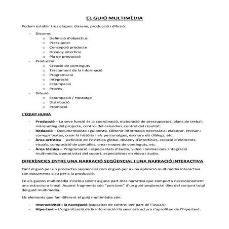 Guio multimedia | PPTX