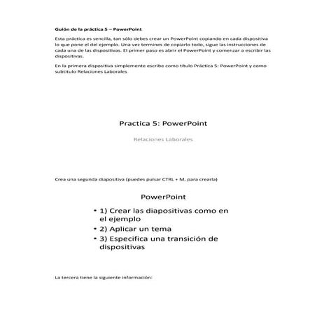 Guion practica 5 | PDF | Computing | Technology & Computing