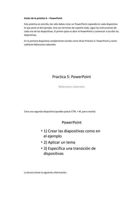 Manual de-ejercicios-de-power-point | PDF