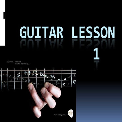 Guitar lesson | PPTX