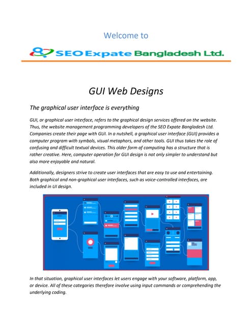 Graphical User Interface | PPT