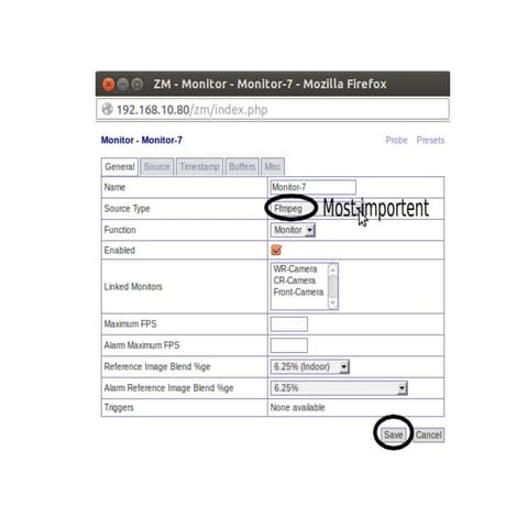 Gui zoneminder | ODP