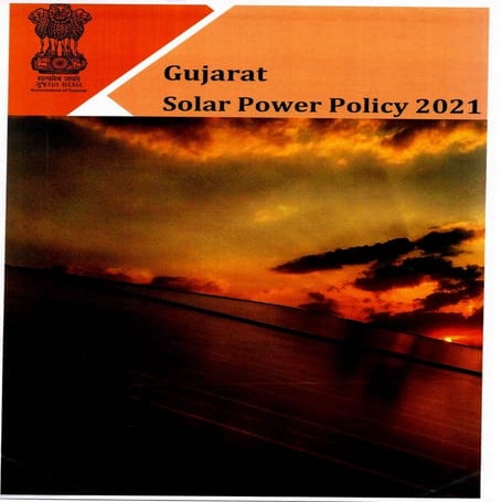 Gujarat solar-power-policy-2021 | PDF