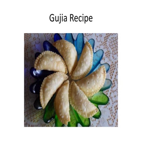 Gujia recipe | PPTX