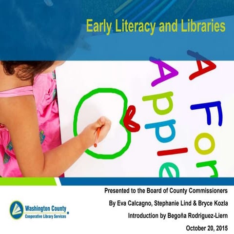 Early literacy ppt | PPTX