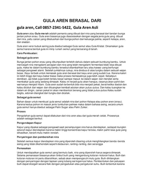 Pembuatan gula aren aren aren aren .pptx