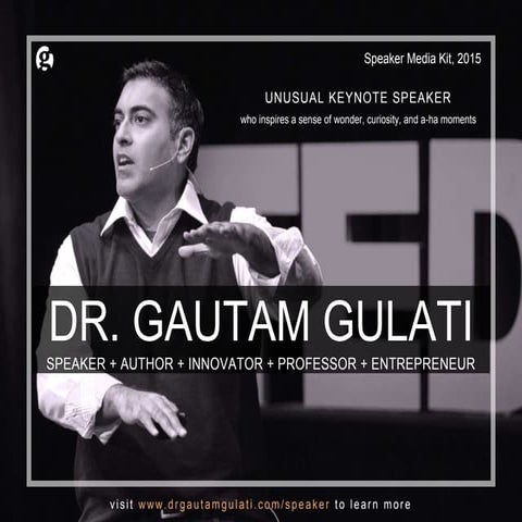 Gulati Speaker Media Kit 2015 | PPTX