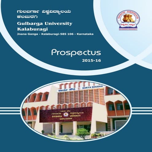 Gulbarga university prospectus 2016 17 educationiconnect.com 7862004786 ...