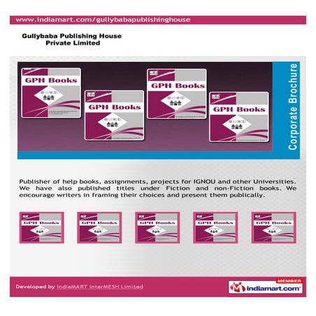 Gullybaba Publishing House Private Limited, Delhi, Books & Study Material | PDF