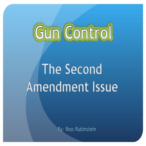Gun Control | PPT