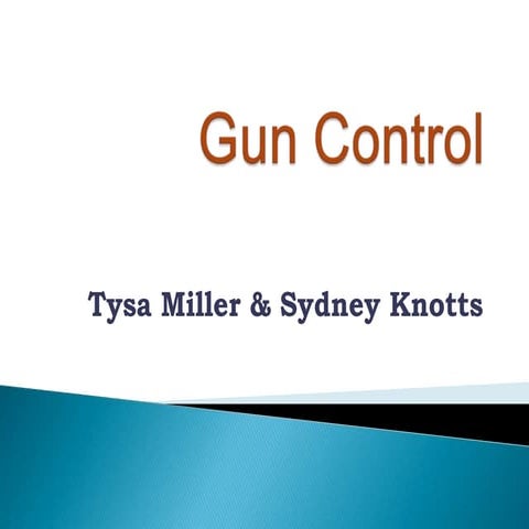 Gun control | PPTX