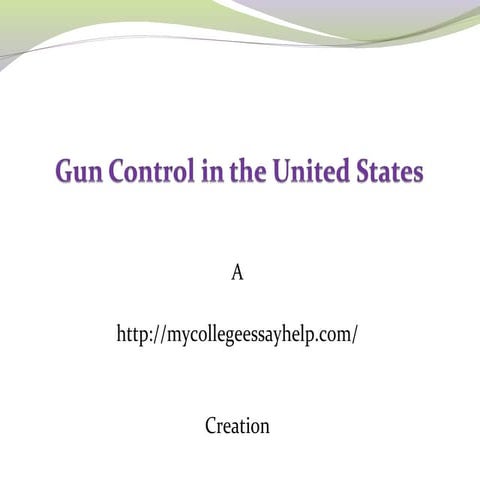 Gun Control | PPT