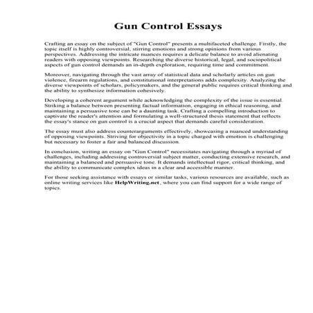 Gun Control Essays.pdf