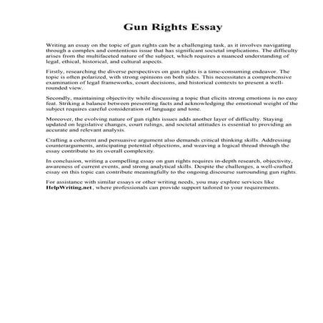 Gun Control Argumentative Essay.pdf